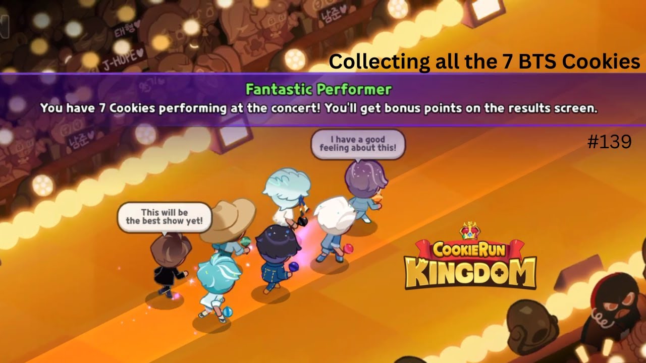 Collecting all the 7 BTS Cookies [Cookie Run: Kingdom #139] - YouTube