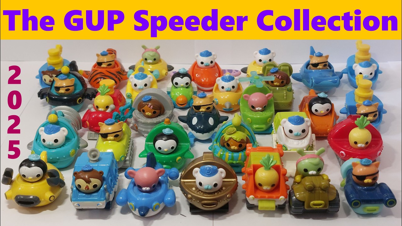 The ENTIRE Gup Speeder Collection (Octonauts) Over 30 By Fisher Price ...