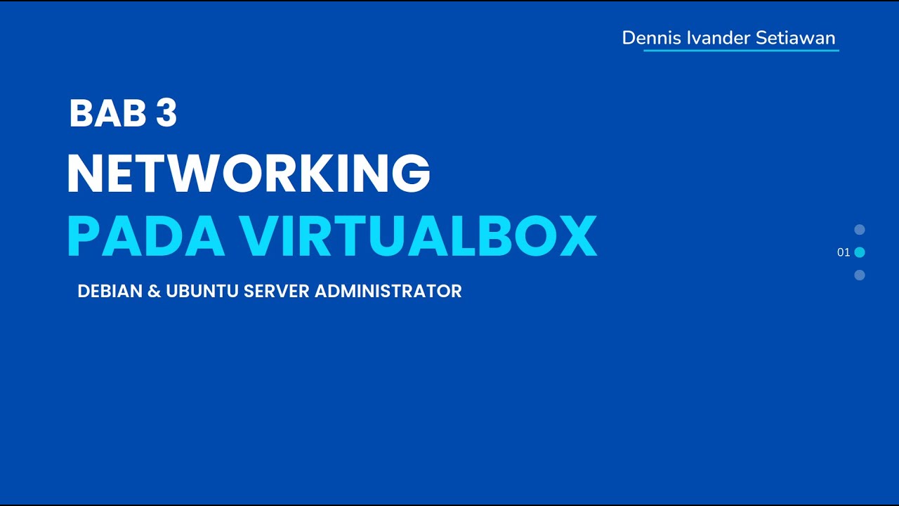 Networking Pada Virtualbox - YouTube