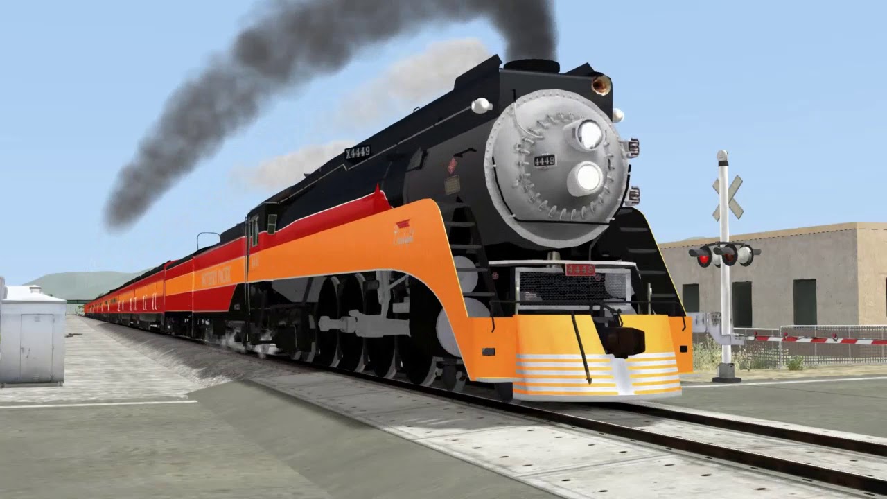 Train Simulator SP 4449 with 700's Whistle (Outdated) - YouTube