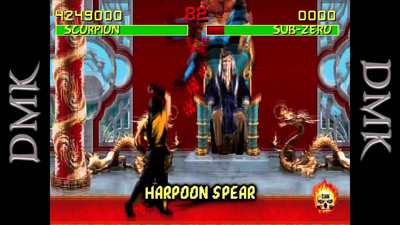 Mortal Kombat (Arcade) | Scorpion | Special Moves - YouTube