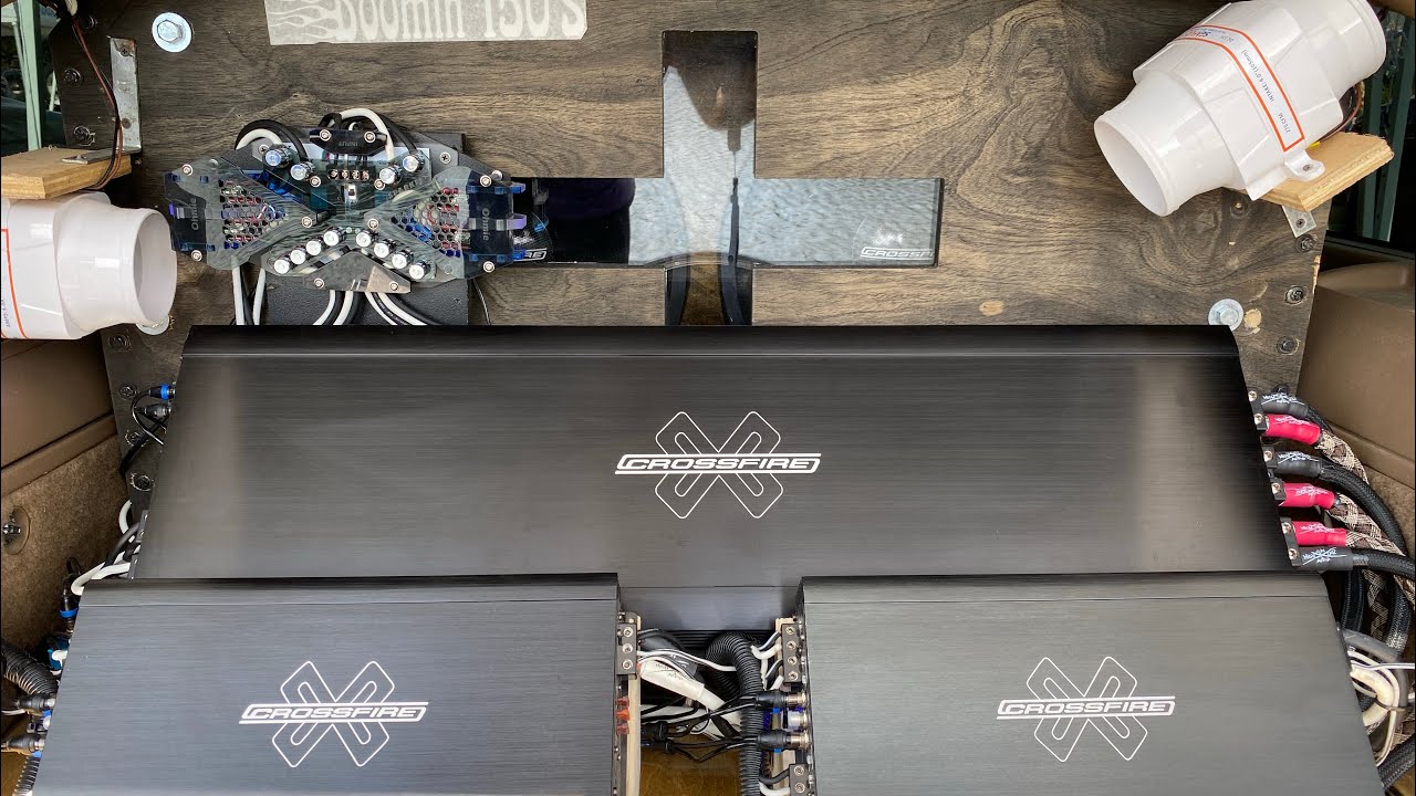 Blessed Bass! 2 Crossfire XT4 18s On A Crossfire 16k - YouTube