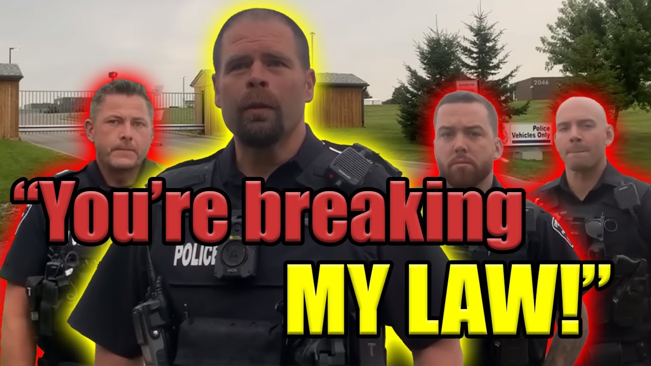 THE BIGGEST POLICE EGO ON THE INTERNET -- COP REFUSES TO WALK AWAY ...