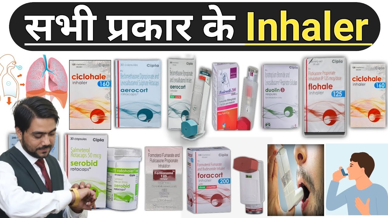 Inhaler | सभी प्रकार के इन्हेलर | All types inhaler 2024 | Medical ...