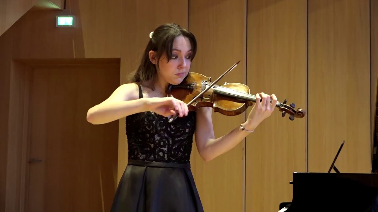 Alexandra Cooreman - Bach Solo Violin Sonata No.2 in A minor BWV1003 ...