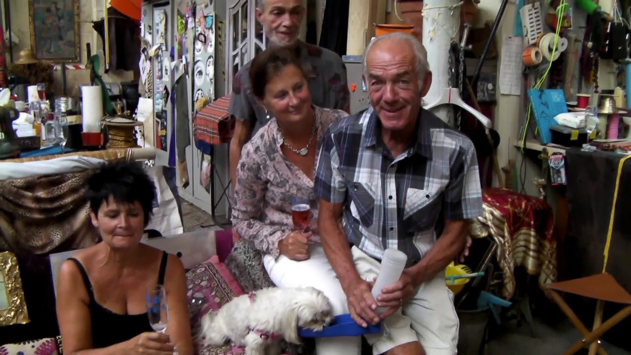 Marc Harris actor (Mark Harrison) and friends at his factory - YouTube