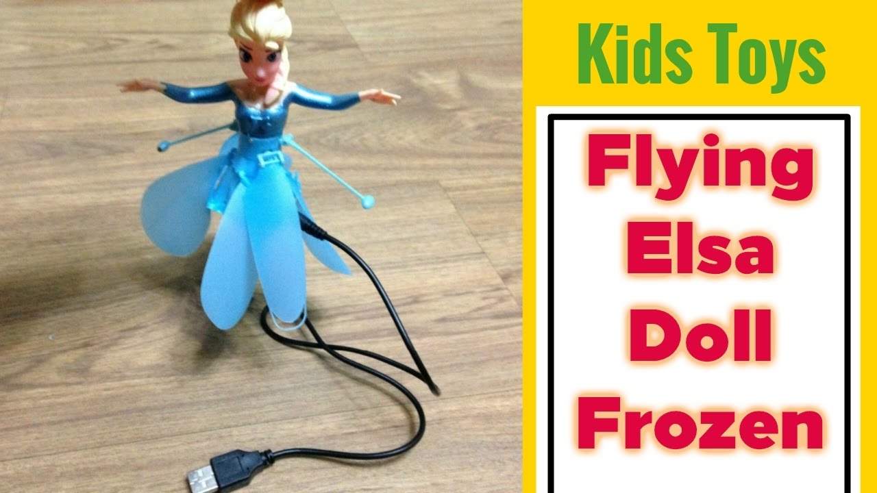Flying Elsa Doll Frozen - YouTube