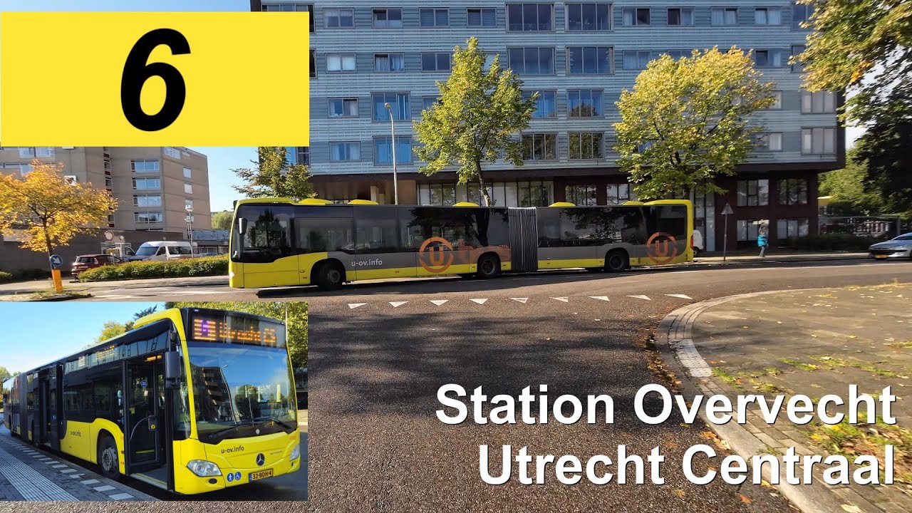 U-OV lijn 6: Station Overvecht - Utrecht CS Jaarbeurszijde | Qbuzz ...
