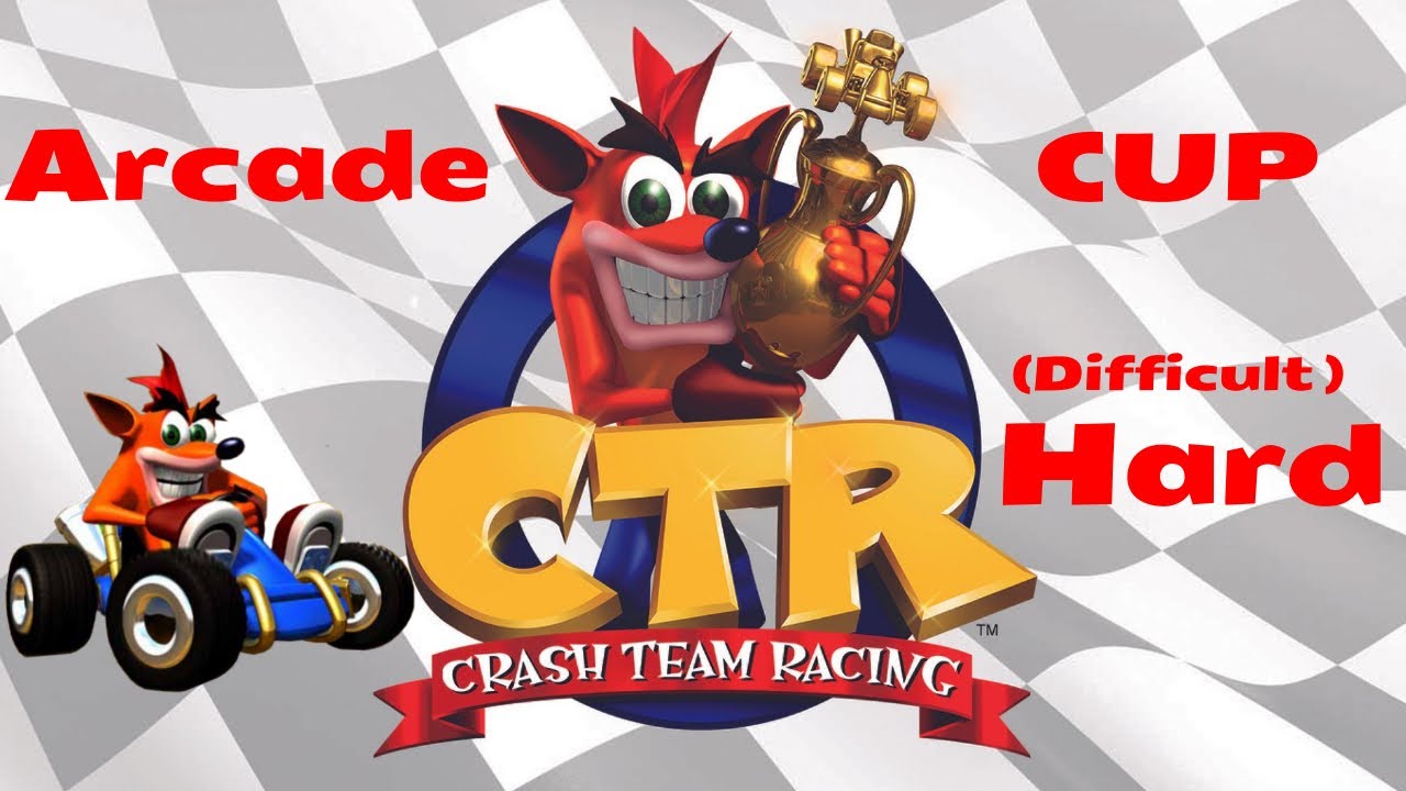Crash Team Racing - Crash Bandicoot - Arcade - HARD - YouTube