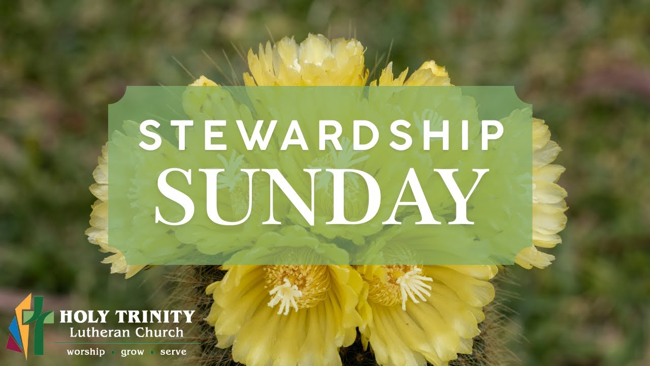 Stewardship Sunday | November 17, 2024 | Holy Trinity Lutheran Church ...