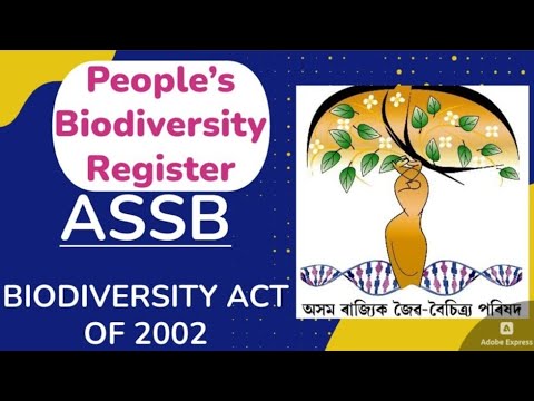 People's Biodiversity Register | Biodiversity Act of 2002 | Assam State ...