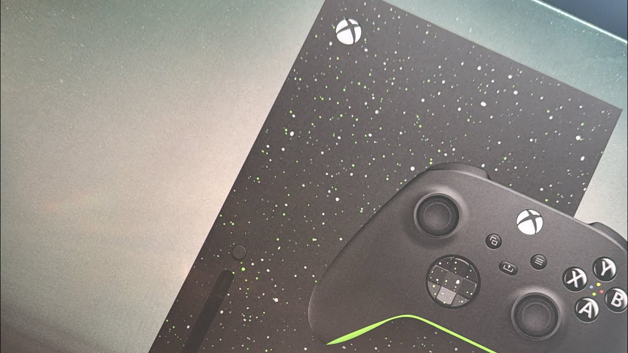 Unboxing Xbox Series X Galaxy Black. - YouTube