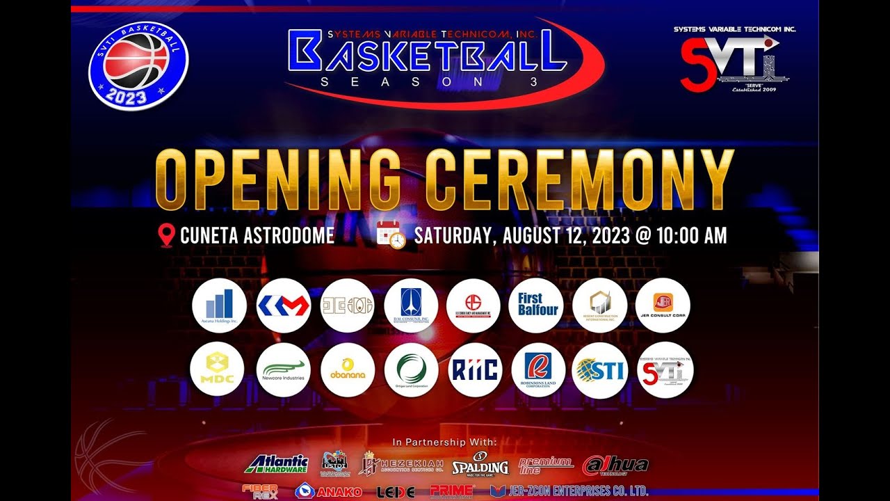 SVTI Basketball Tournament Season 3 Opening Ceremony - YouTube