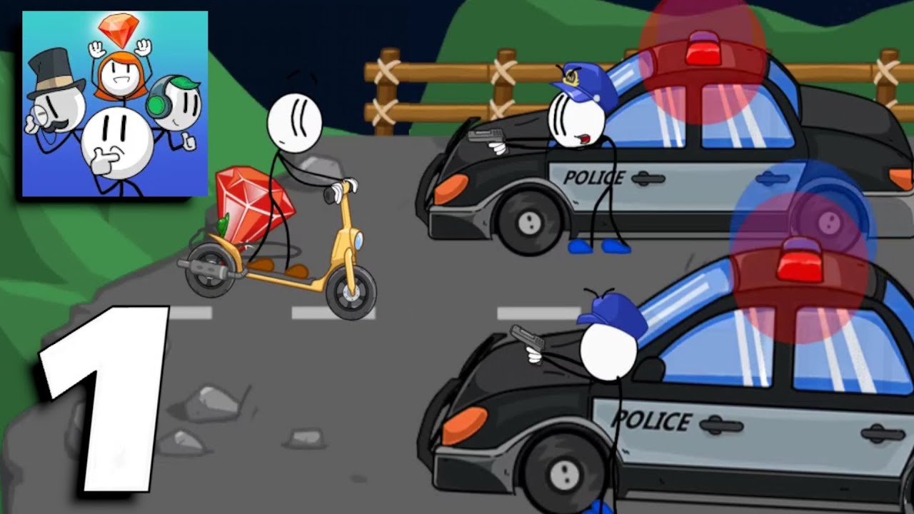 Stickman Stories: Stealing The Diamond - Gameplay Part 1 (Android, iOS ...