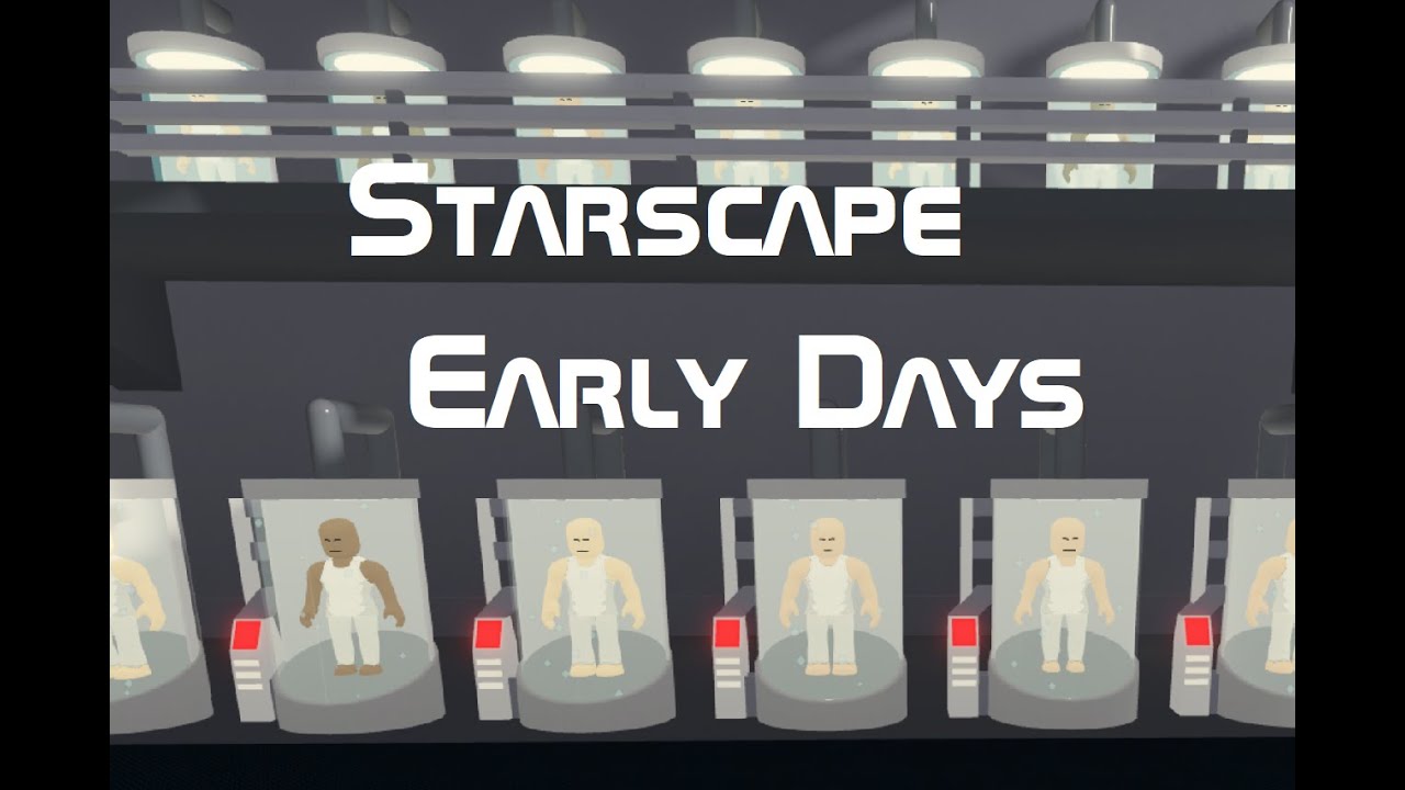 Starscape Roblox: Early Days - YouTube