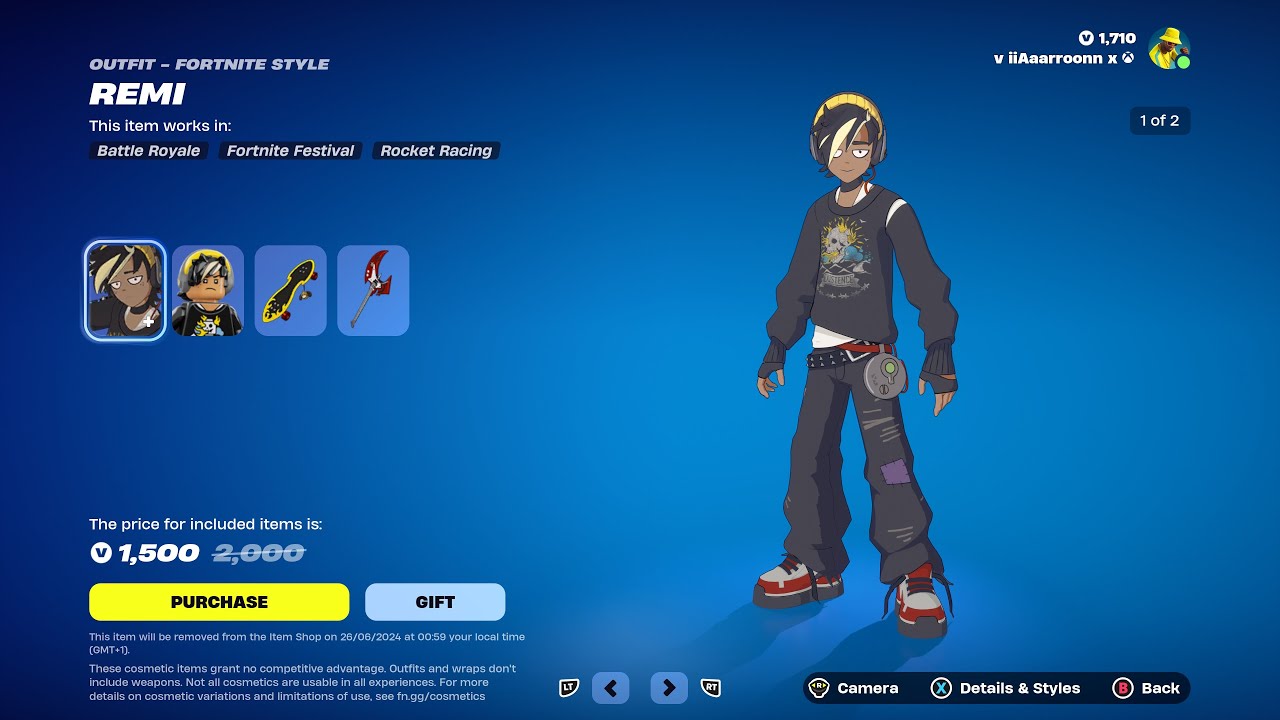 Fortnite Item Shop, June 24th 2024 - REMI SKIN RETURNS!!! - YouTube