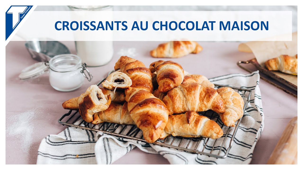 Croissants au chocolat maison - Recette - Sweet Little Touch - YouTube