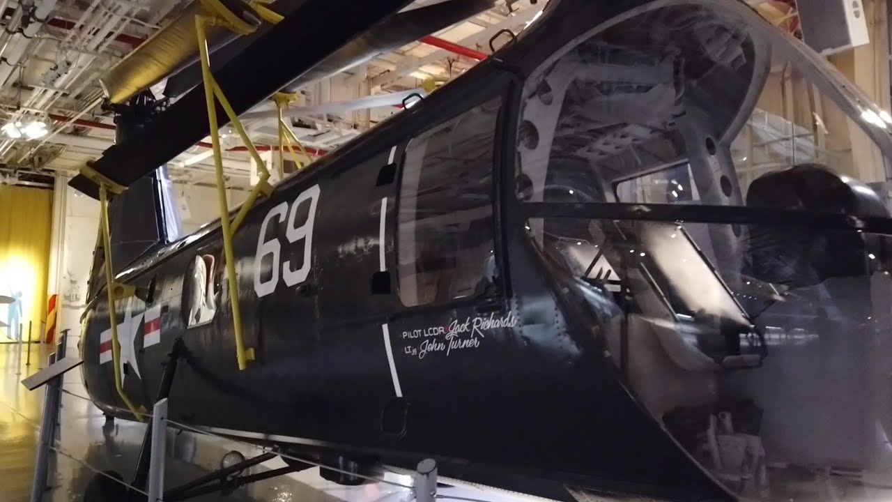 Piasecki Hup UH-25 Retriever Helicopter Walkaround Video, Intrepid ...