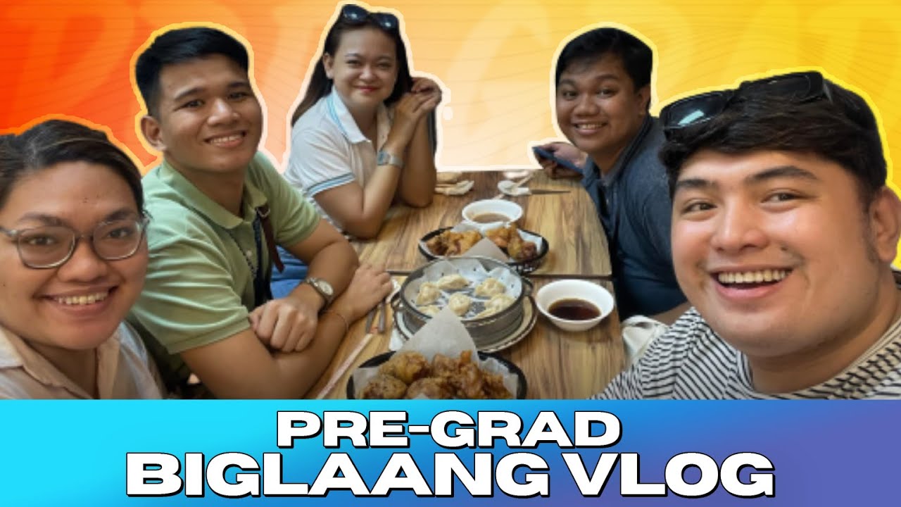 VLOG #32 | PRE-GRADUATION: BIGLAANG VLOG | JOSHUA SARIEGO - YouTube