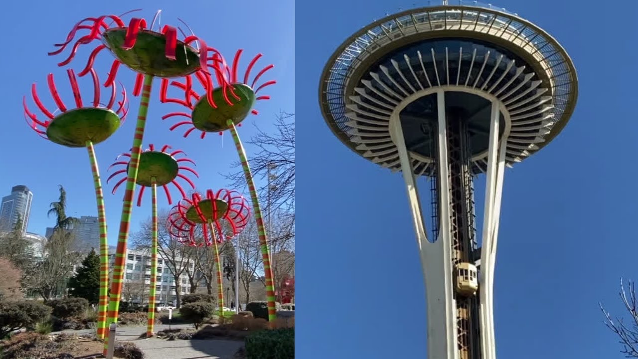Space Needle Seattle Center, Seattle Washington WA. - YouTube