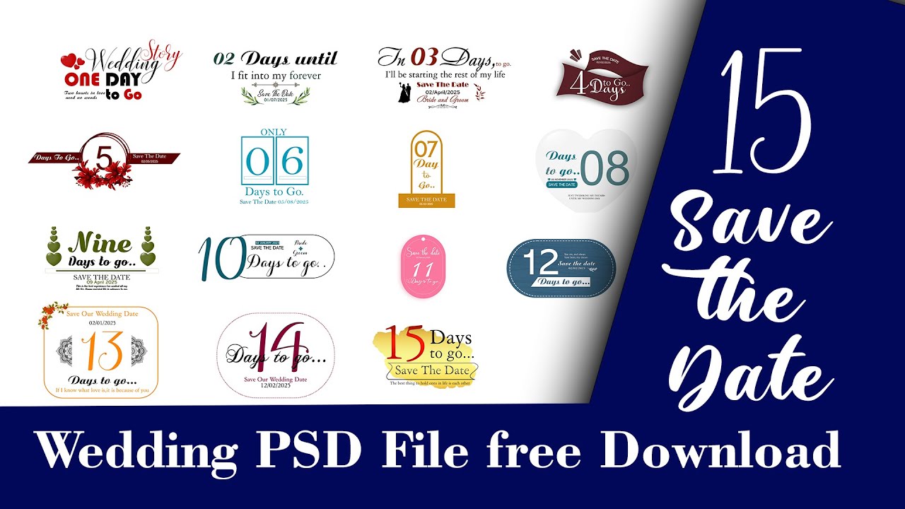 Save the Date 15 Free Download | Wedding Save the Date Psd Download # ...