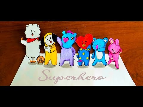 3D Speed Drawing - BT21 (BTS) / Sharon Valdi