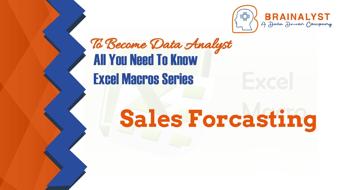 Sales Forecasting Macros Excel Macros Excel Vba Macros Vba Macros Excel Macros Youtube