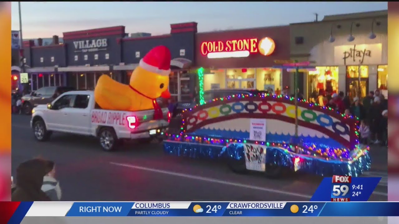 Broad Ripple's Annual Lights Up Parade and Festival - YouTube