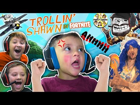 3 YEAR OLD SHAWN, MASTER of FORTNITE! (FGTEEV Trollin' - haha Big Baby)