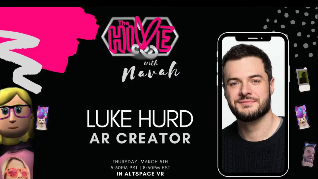 The Hive with Navah: AR Instagram Filter Creator Luke Hurd - YouTube