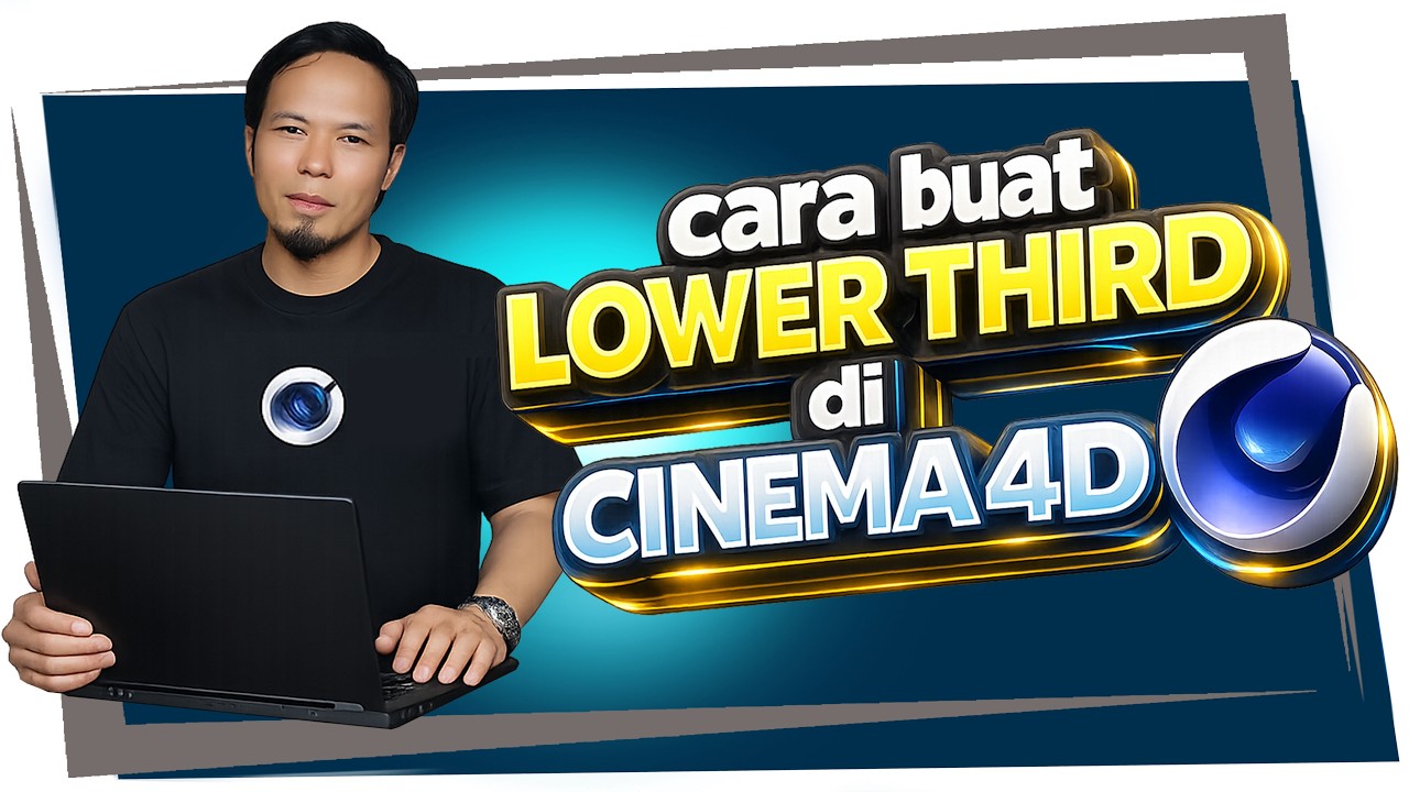 🔴 cara buat Lower Third Cinema 4D ( Tutorial vMIX ) - YouTube