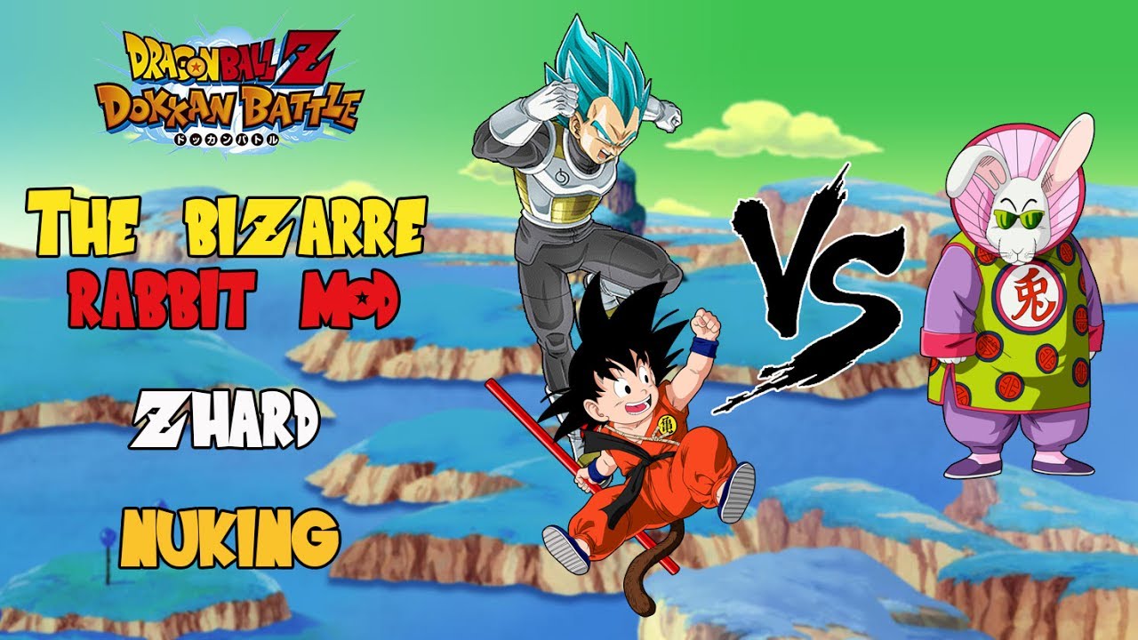 DBZ Dokkan Battle [ESP] - The Bizarre Rabbit Mod - ZHard - Nuking - YouTube