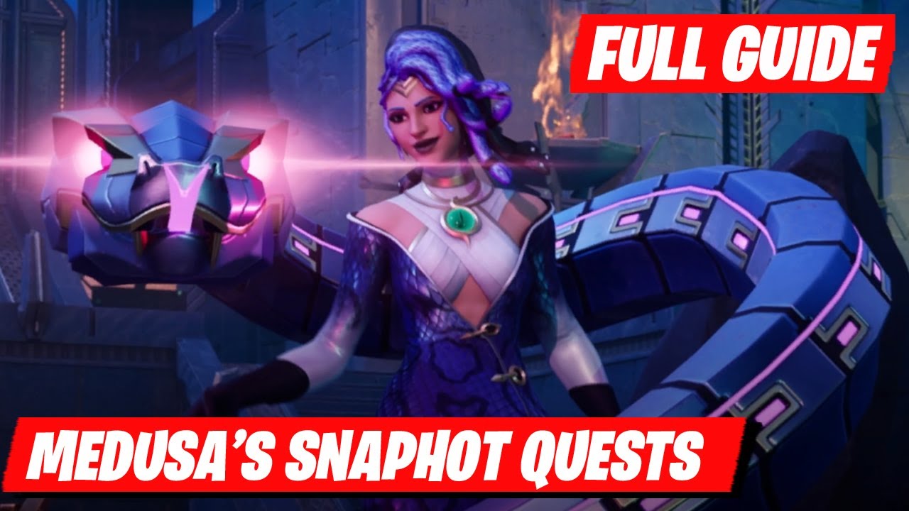 How to Easily Complete 'Medusa's Snapshot' Quests in Fortnite - YouTube