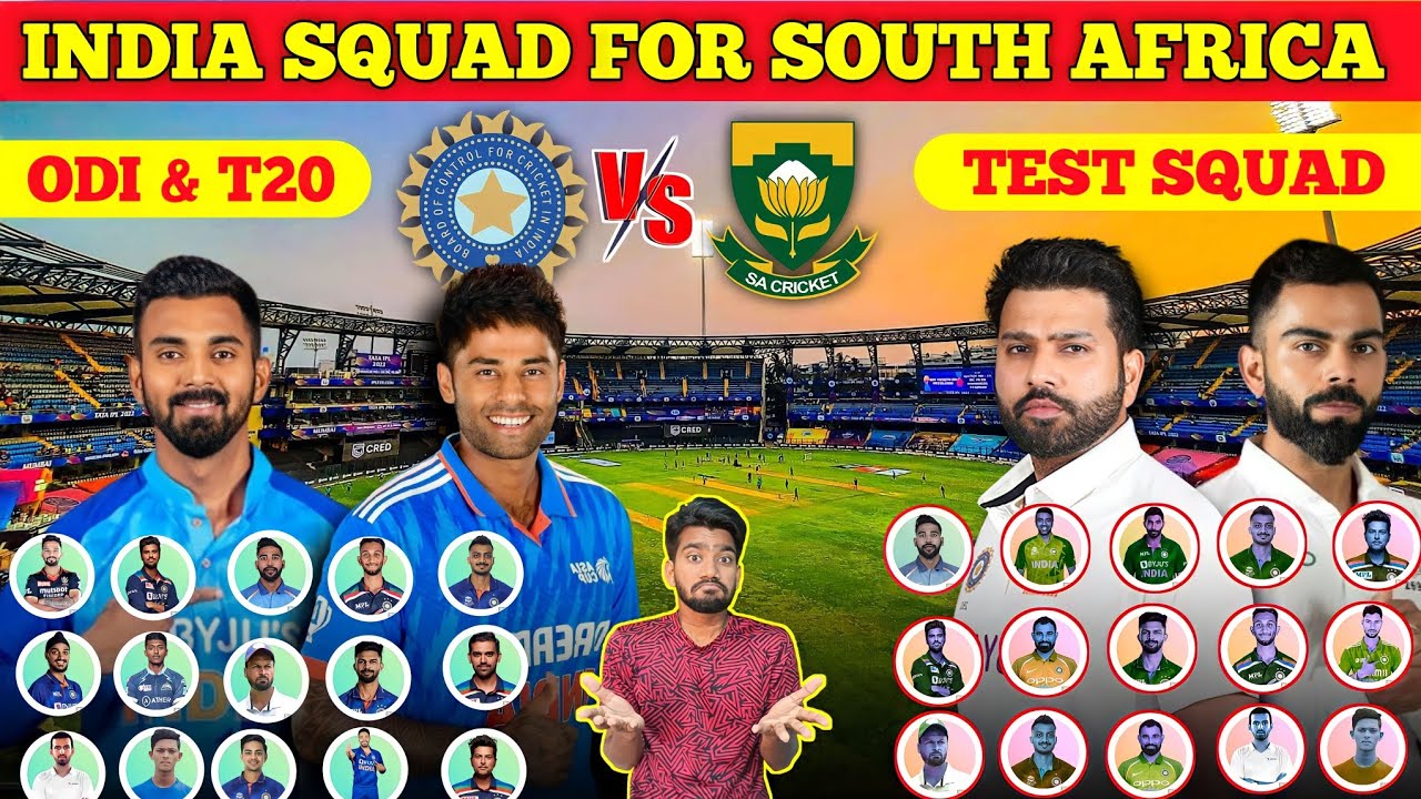 Team India Squad for South Africa 2023-24 | Team India Selection today ...