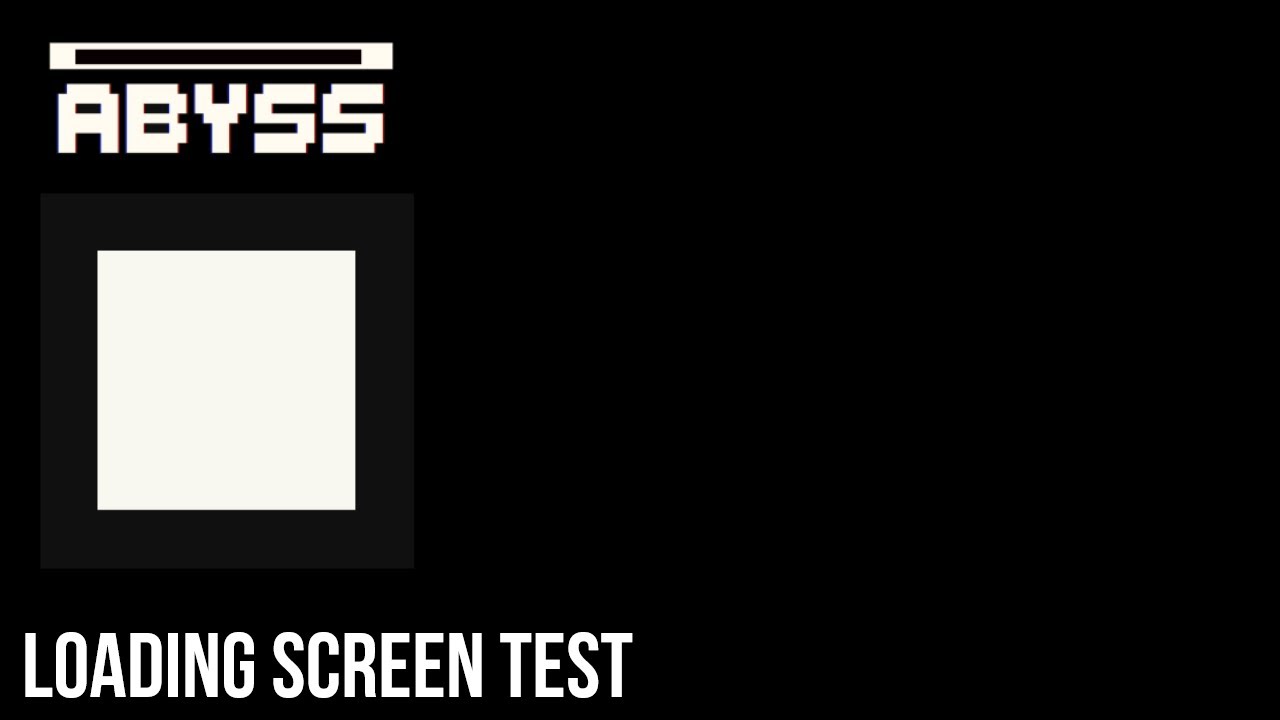 Loading Screen Test - YouTube
