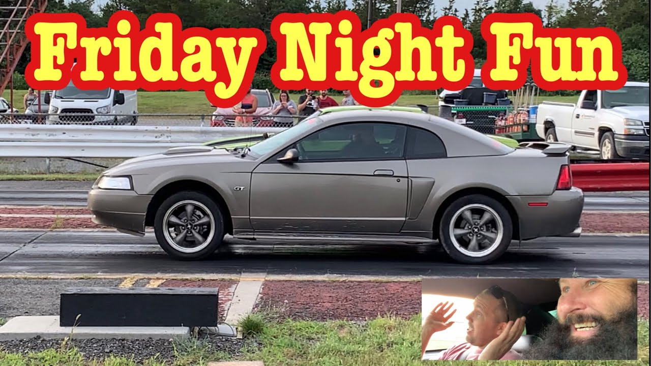 Some Friday Night Drag Racing Fun At The Track - YouTube