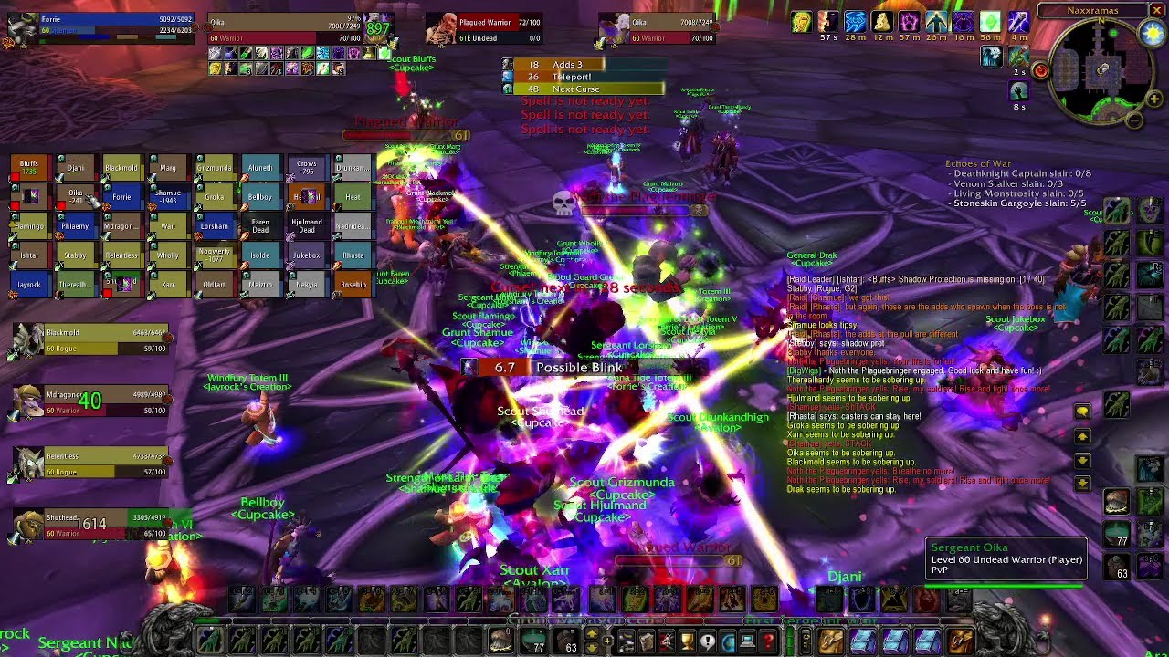 Noth the Plaguebringer kill | First Naxxramas raid - YouTube