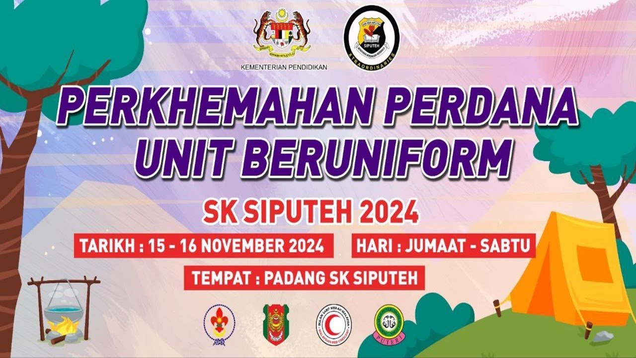 Montaj Perkhemahan Badan Unit Beruniform 2024 - YouTube