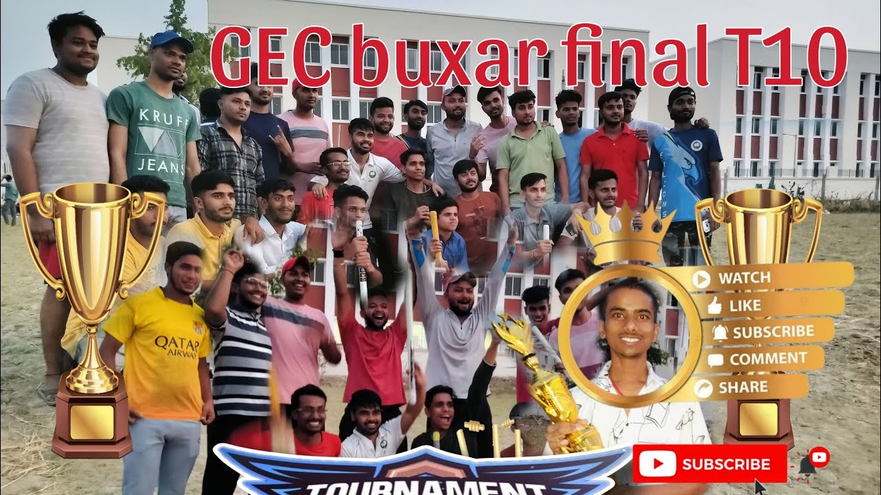 Gec BUXAR T10 Final match Super strikers Vs The byteblasters#cricket - YouTube