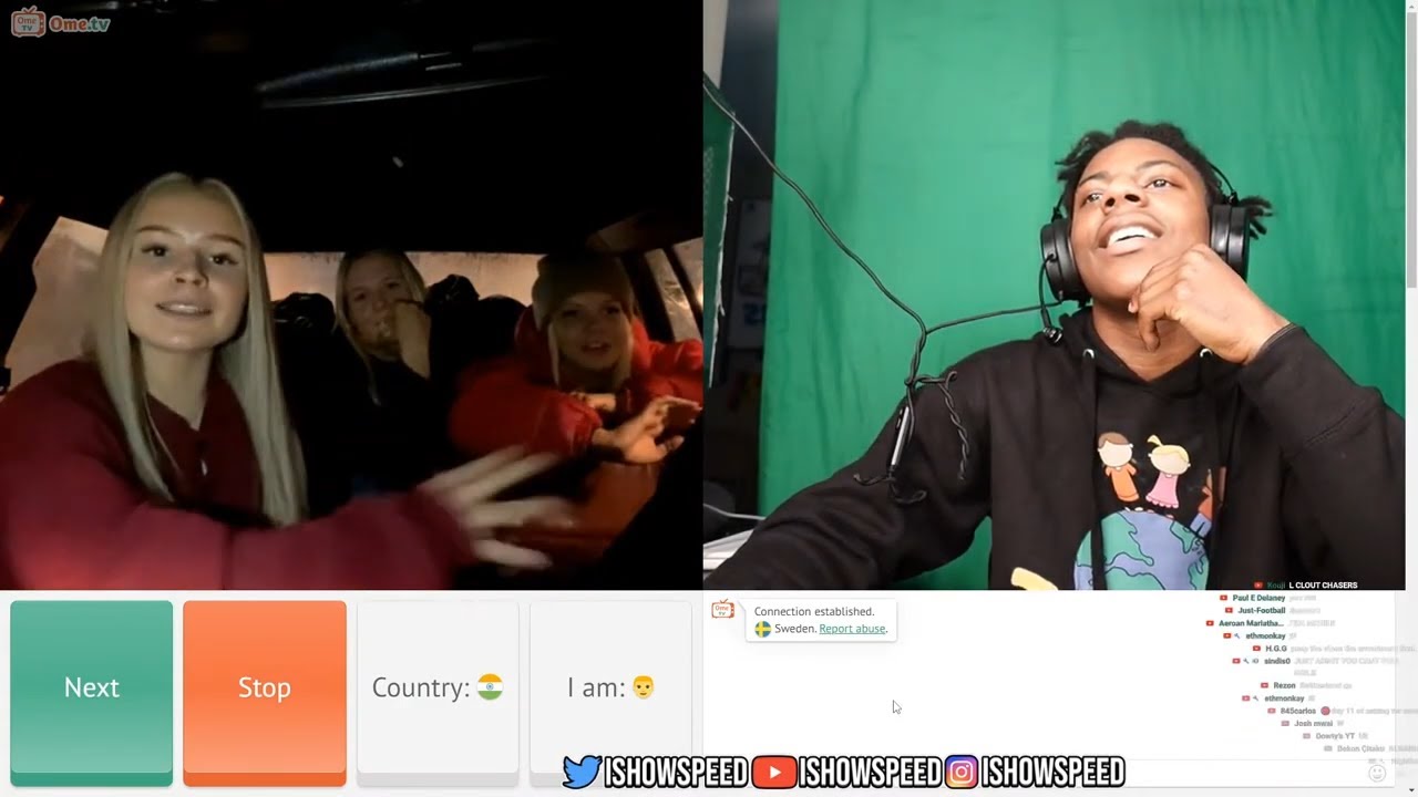 Ishowspeed Goes On Omegle Full Video Youtube