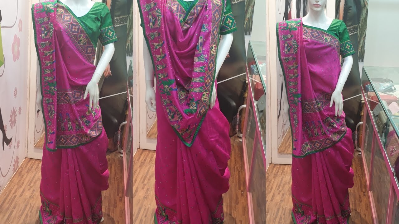 How to wear Gujarati style saree ! How to wear Saree for Beginners ...