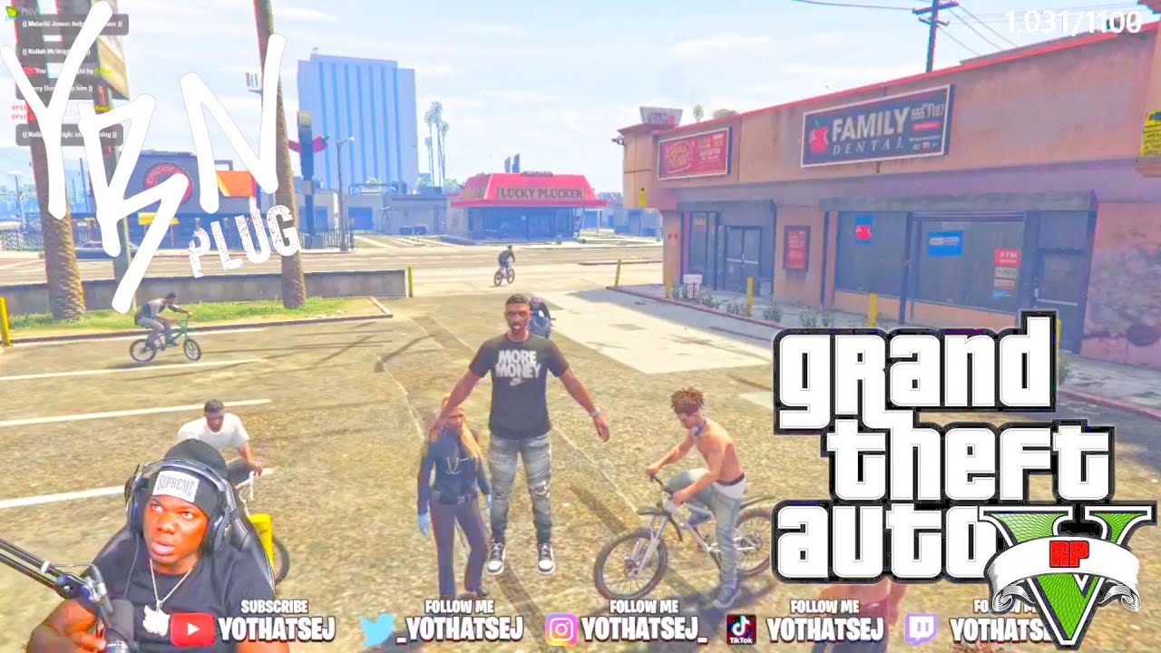 YoThatsEJ First Time Playing Ybn LS Gta V RP - YouTube