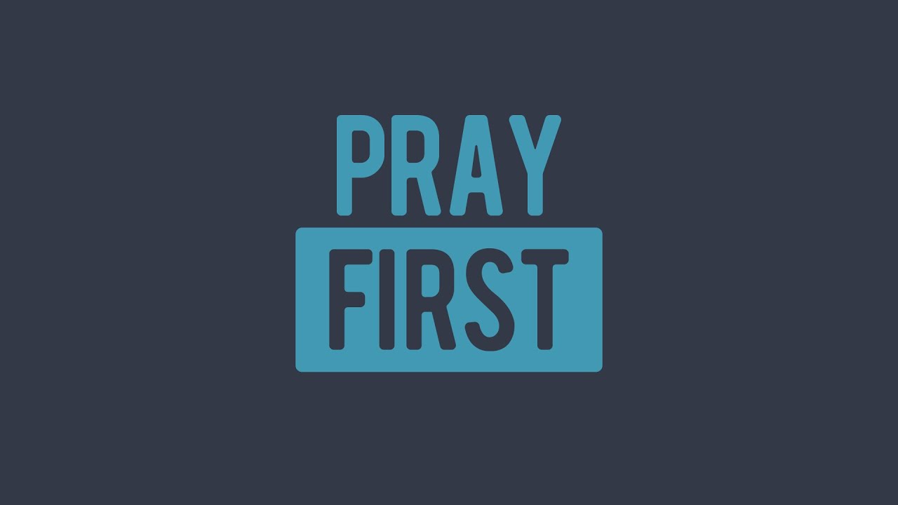 PRAY FIRST: How to Flourish in Your Spiritual Life - YouTube