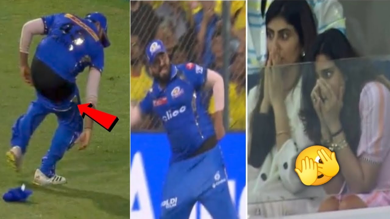 Rohit Sharma's wife strange reaction as his pants come off🫣🤣 ! Rohit Sharma pant come off | IPL ...