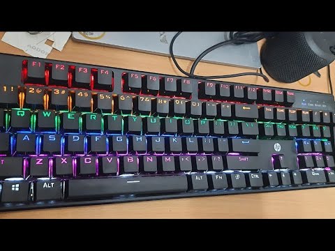 HP GK320 Wired Full Size RGB Backlight Mechanical Gaming Keyboard BEST ...