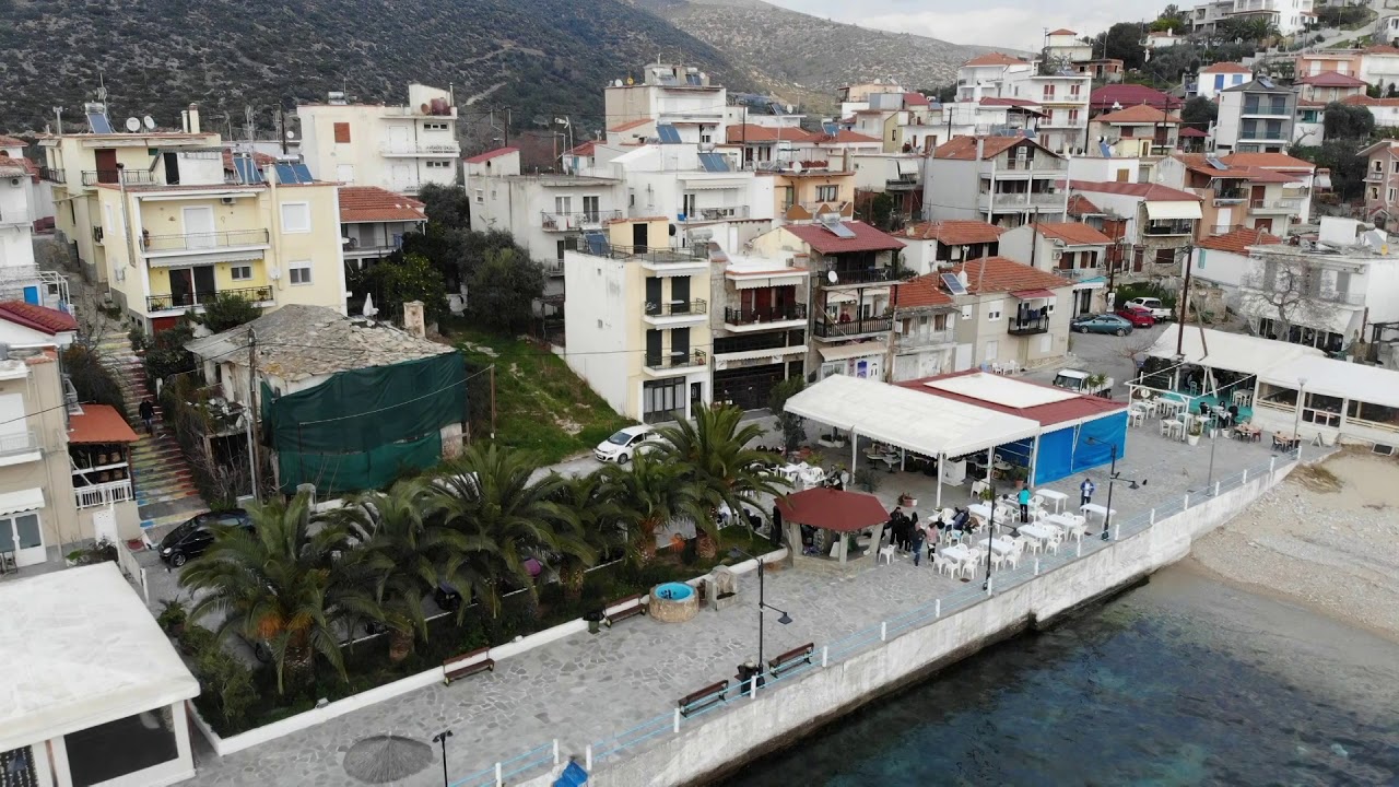 Above Skala Marion aerial drone view, Thassos - www.ForumThassos.ro ...