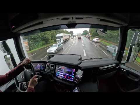 ASMR/POV Driving New Scania Smart Dash 500S