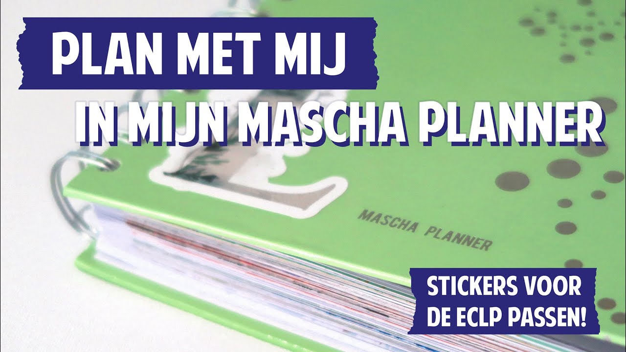 PLAN MET MIJ in mijn Mascha Planner | 🇳🇱 | memory planner | plan with ...
