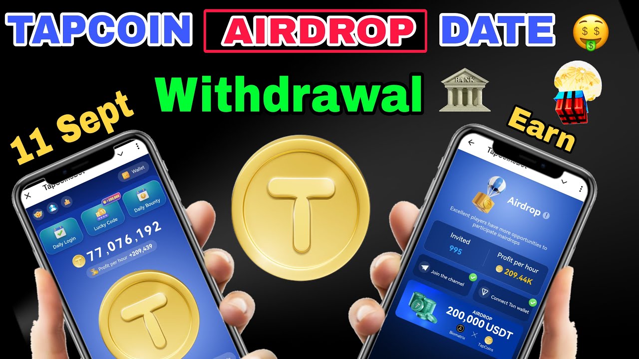 TapCoin Airdrop Confirm | TapCoin Listing Date 11 September | TapCoin ...