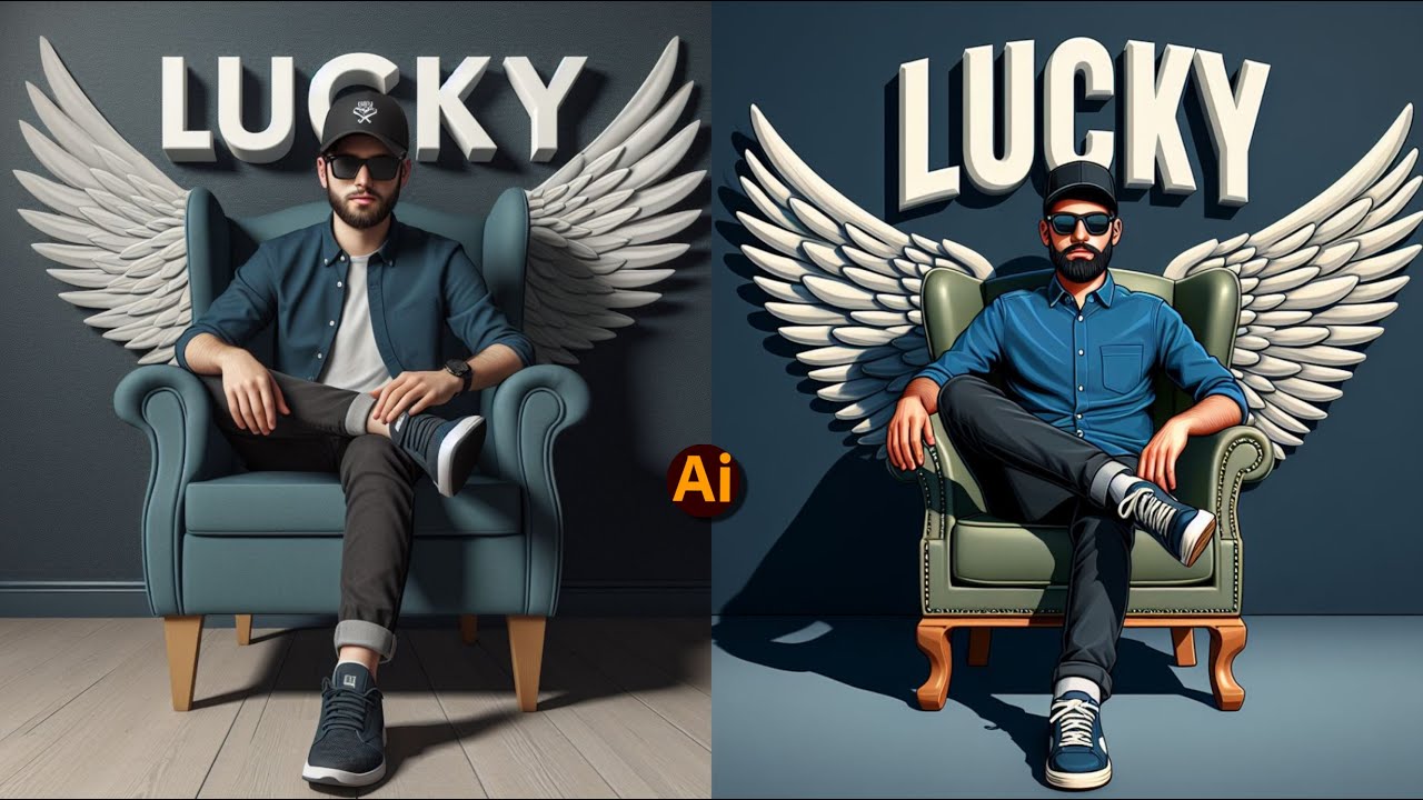 Ai Being Image Creator Name logo photo editing // Create a New Concept ...